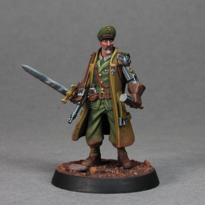 3D Printable General Melchett by Matt Difa